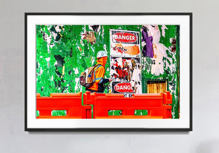 Mitchell Funk - Graffiti Street Art Photograph in Red and Green For ...