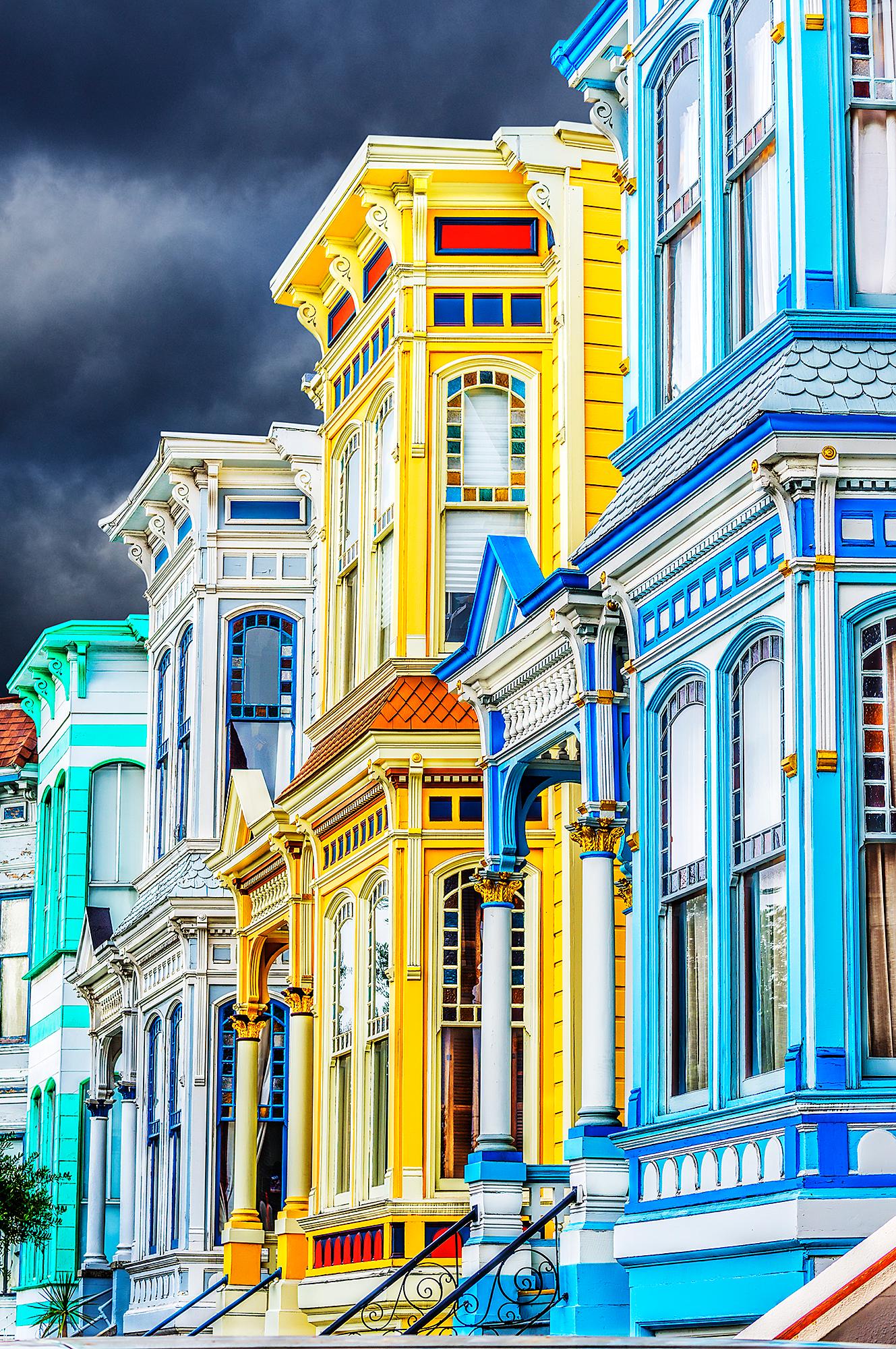 Mitchell Funk Colourful Victorian Fairytale Houses San Francisco For Mitchell Funk Colourful Victorian Fairytale Houses San Francisco For