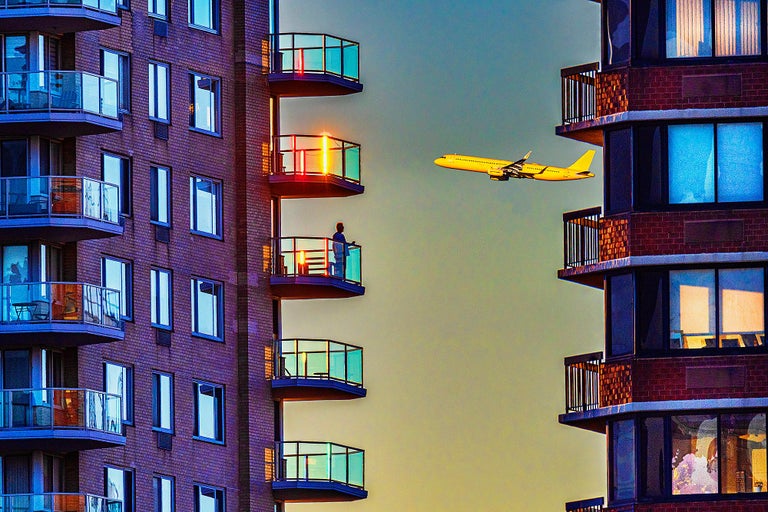 Mitchell Funk - Surreal City - Manhattan Magical Moment For Sale at 1stDibs