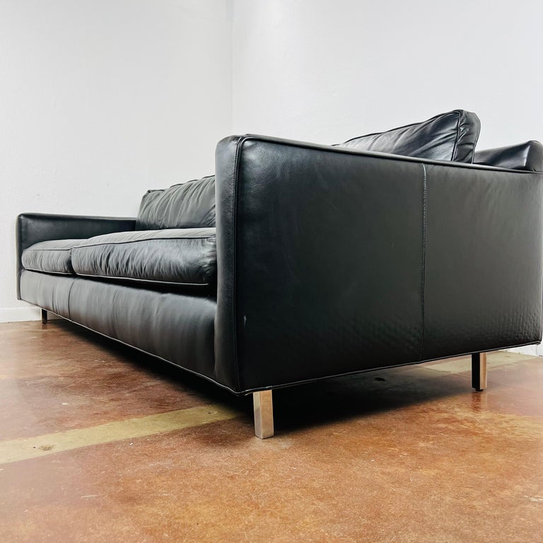 Mitchell Gold + Bob Williams "Hunter" Leather Sofa For Sale at 1stDibs