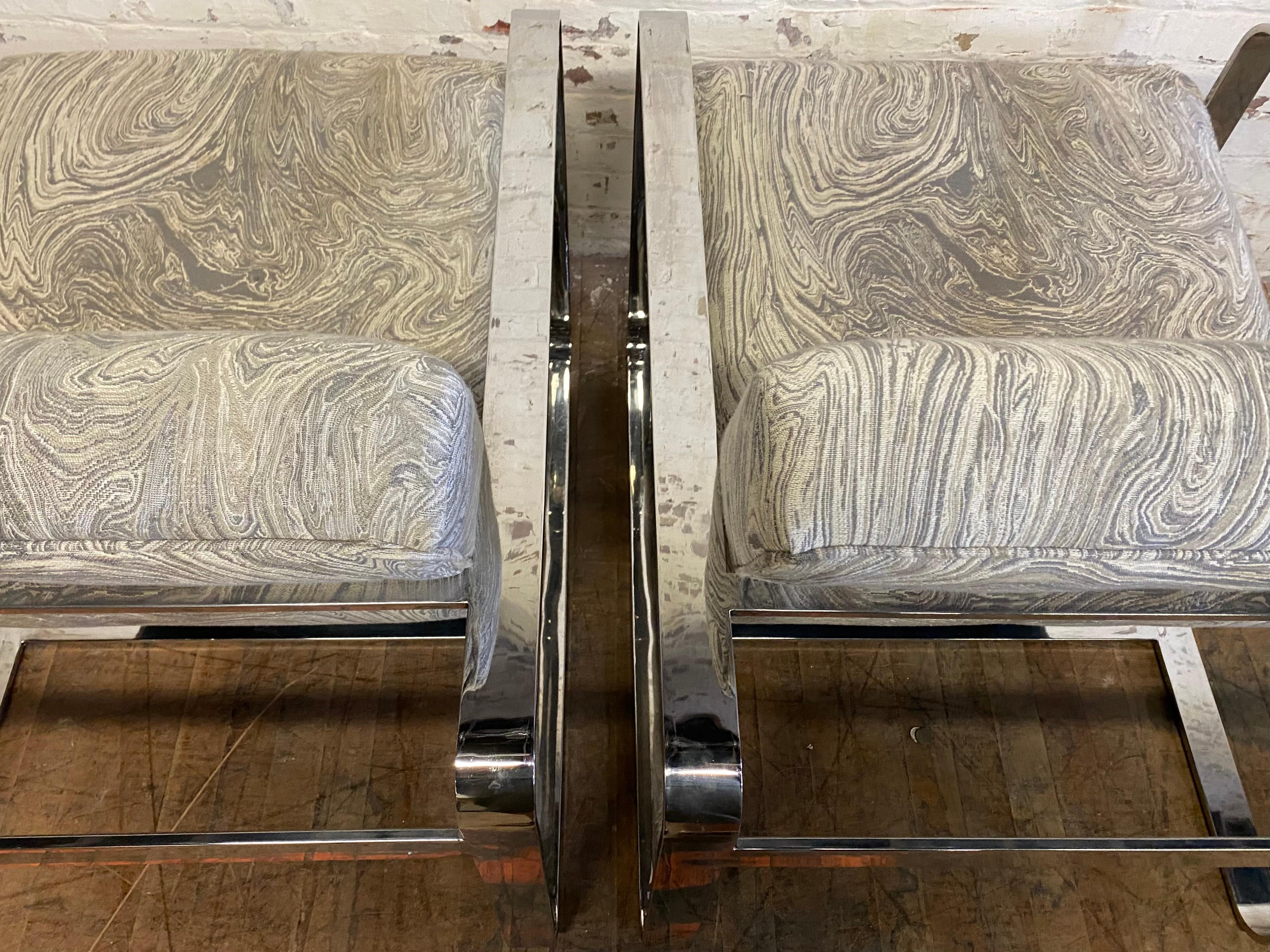 Mitchell Gold and Bob Williams Modernist, Art Deco Style Lounge Chairs ...