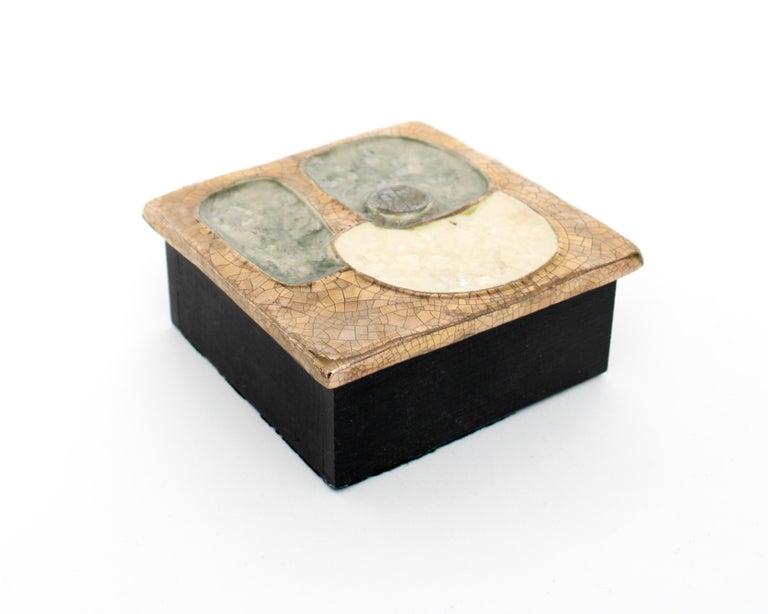 Mithe Espelt Ceramic Jewelry Box France c 1968 For Sale at 1stDibs