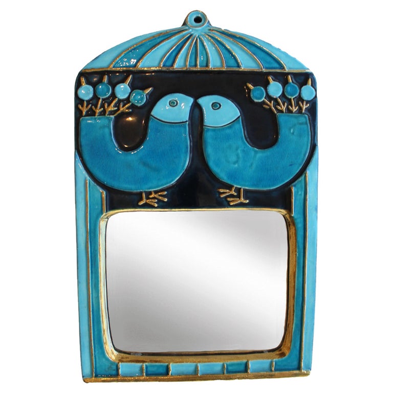 Mithé Espelt Ceramic Mirror, circa 1960, France at 1stDibs | mithe ...