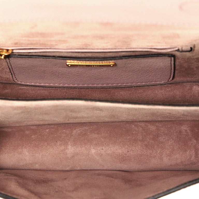 Miu Miu Bicolor Madras Shoulder Bag Leather Small at 1stDibs