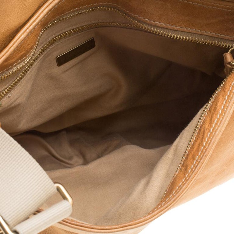 Miu Miu Camel Leather Bamboo Handle Satchel For Sale at 1stDibs