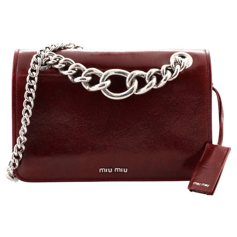 Miu Miu Club Crossbody Bag Leather Small For Sale at 1stDibs
