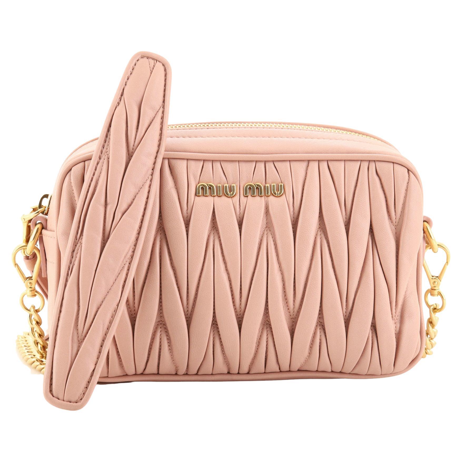 Miu Miu Dahlia Crossbody Bag Leather Small at 1stDibs