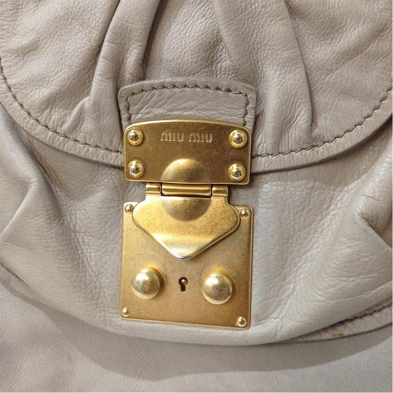 Miu Miu Leather tote size Unica For Sale at 1stDibs