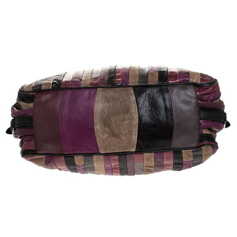 Miu Miu Multicolor Patchwork Leather Satchel For Sale at 1stDibs ...