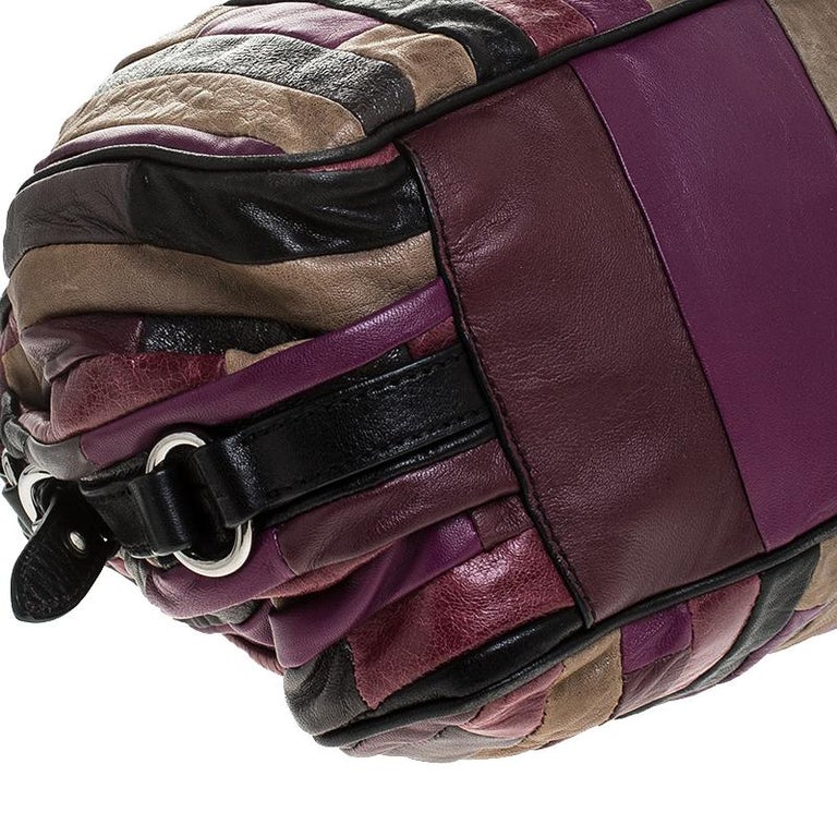 Miu Miu Multicolor Patchwork Leather Satchel For Sale at 1stDibs ...