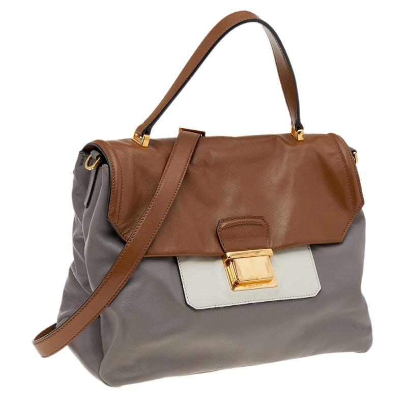 Miu Miu Multicolour Vitello Leather Top Handle Bag at 1stDibs | what is ...