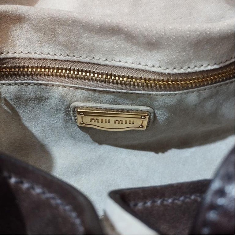 Miu Miu Shoulder bag size Unica For Sale at 1stDibs
