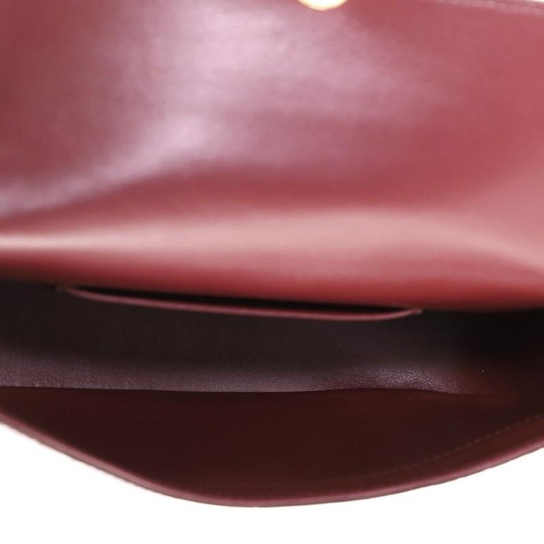 Miu Miu Solitaire Chain Clutch Crocodile Embossed Leather at 1stDibs