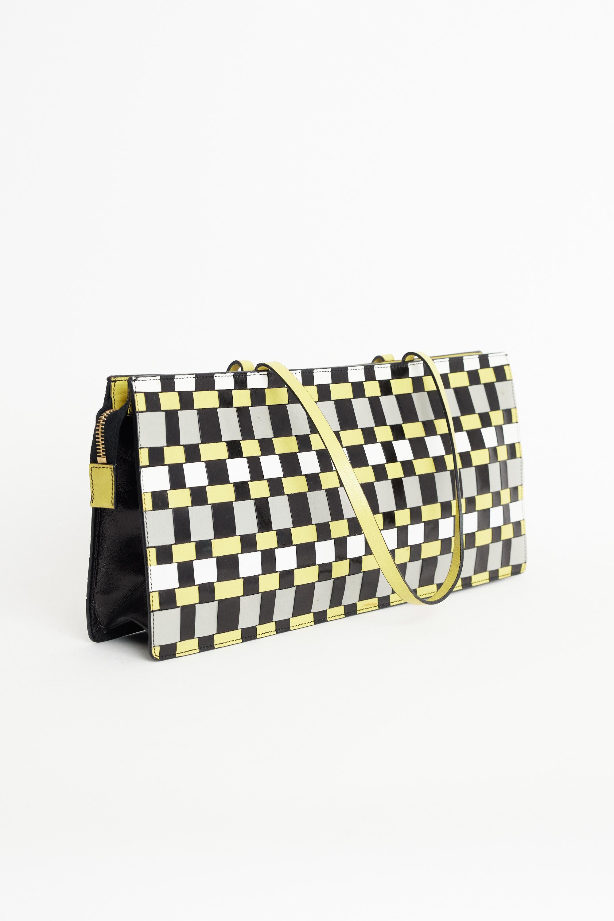 Miu Miu Vintage 1990's Woven Baguette Shoulder Bag For Sale at 1stDibs ...