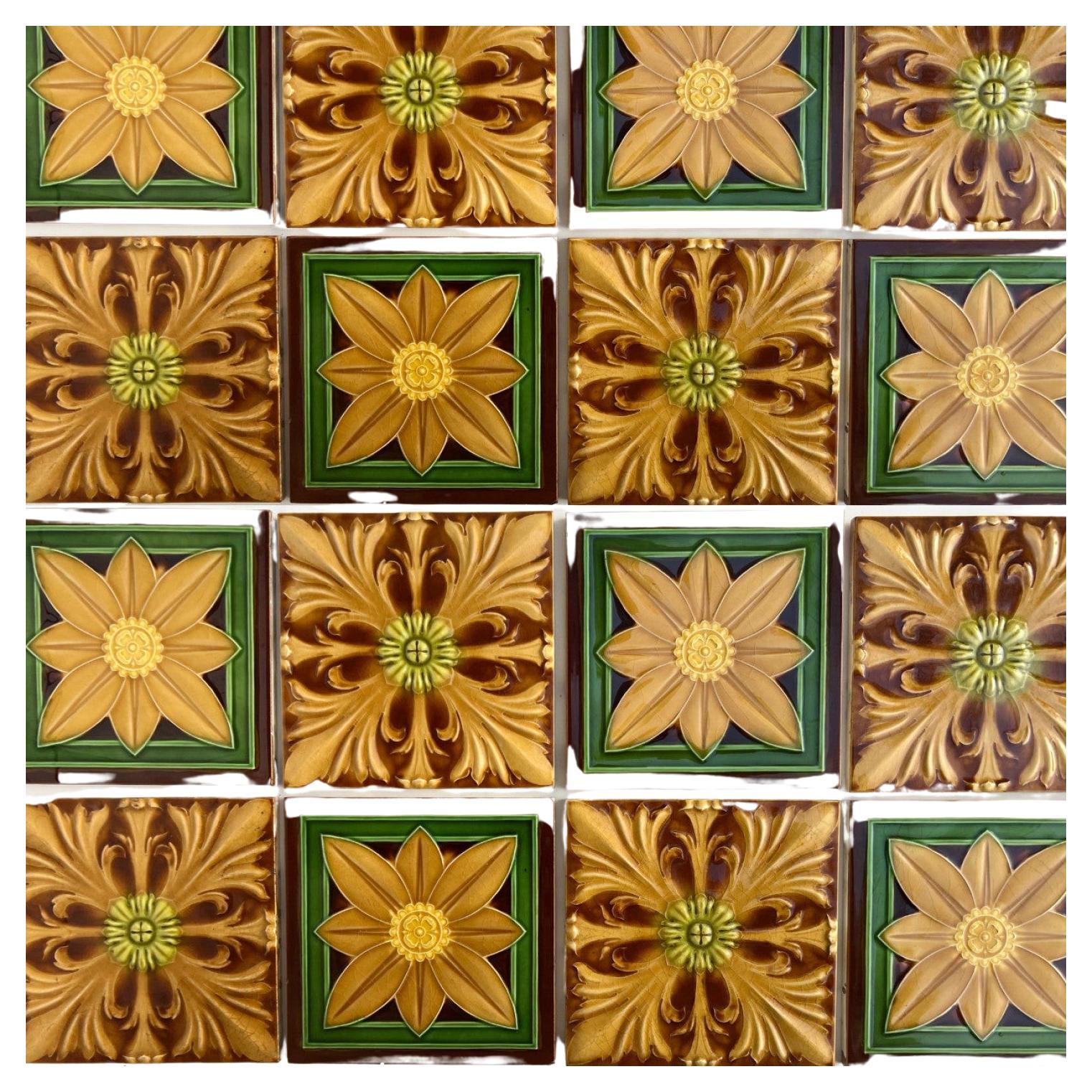 Ron Hitchins Original Art Work circa 1960s, Framed Ceramic Tile Relief ...