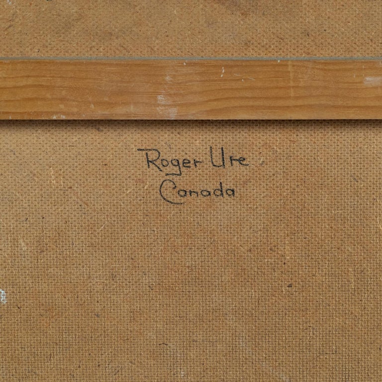 Mixed-Media Painting by Roger Ure, circa 1970 For Sale at 1stDibs
