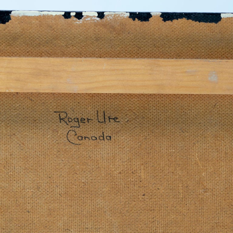 Mixed-Media Painting by Roger Ure, circa 1970 For Sale at 1stDibs