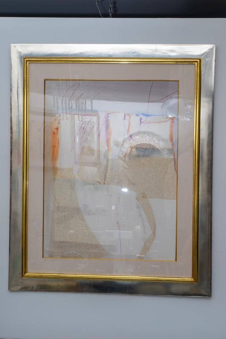Mixed Media Art Painting by Harold Edward Larsen For Sale at 1stDibs