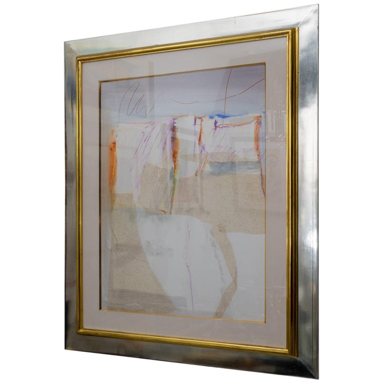 Mixed Media Art Painting by Harold Edward Larsen For Sale at 1stDibs