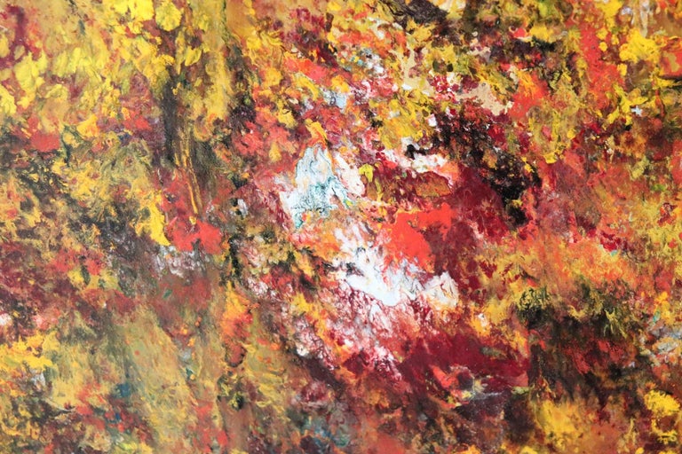 Mixed Technique Painting on Board Title "Autumn", 2012 at 1stDibs