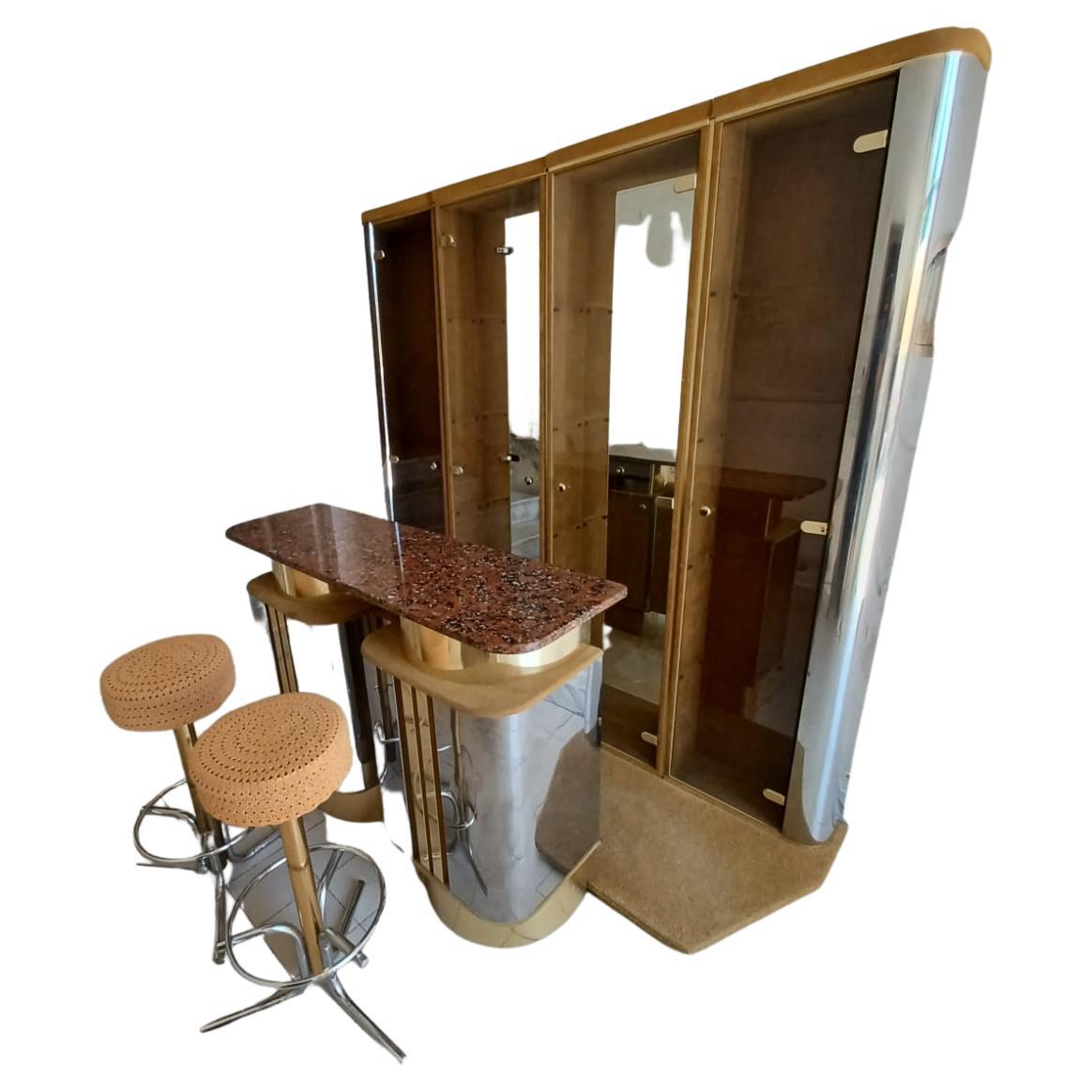 Spectacular Mobile Bar Designed by Borghesani at 1stDibs