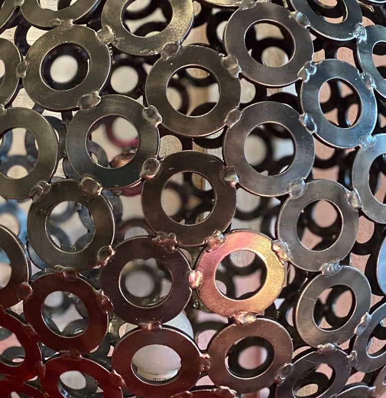 Mobile Luminous Sphere by LIBECQ Mobile Openwork Metal For Sale at 1stDibs