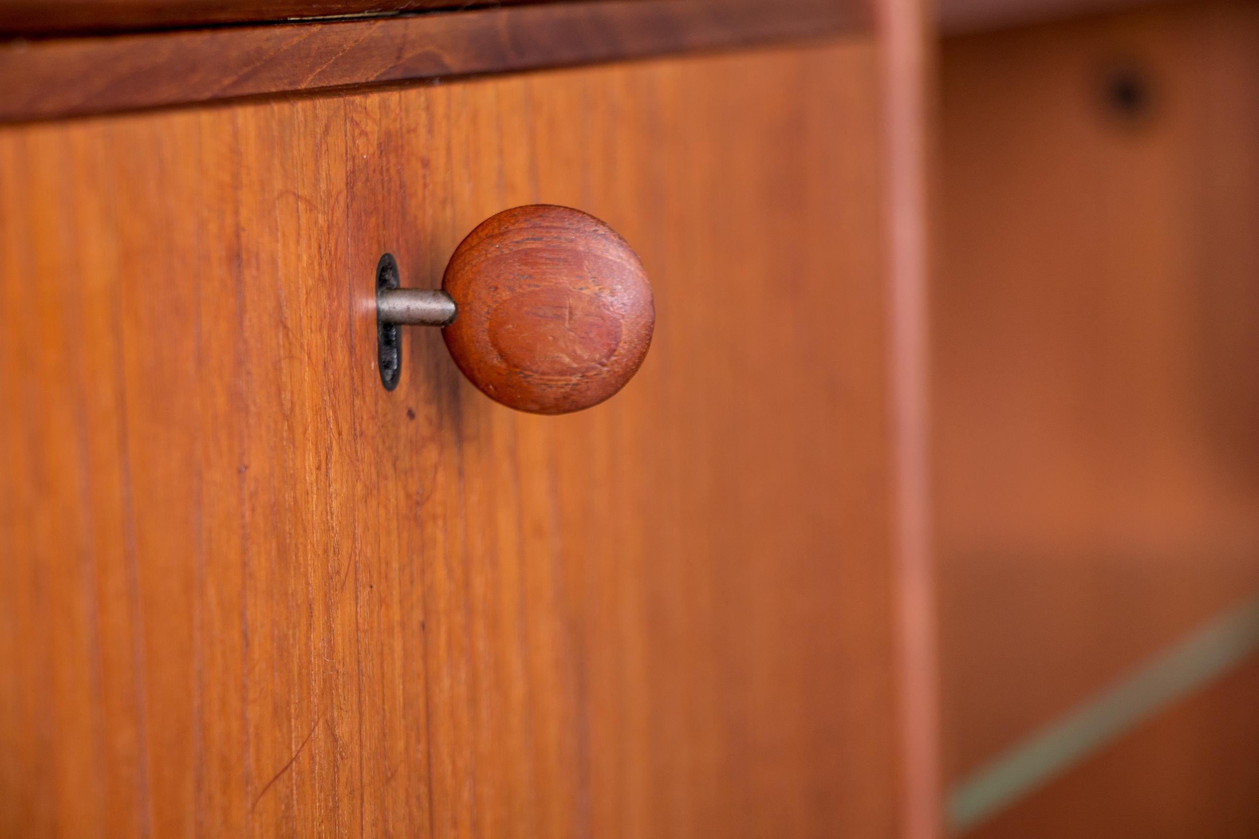 Mobile Shelf, Claustra, Scandinavian Style in Teak by Swiss Teak, 1960 ...