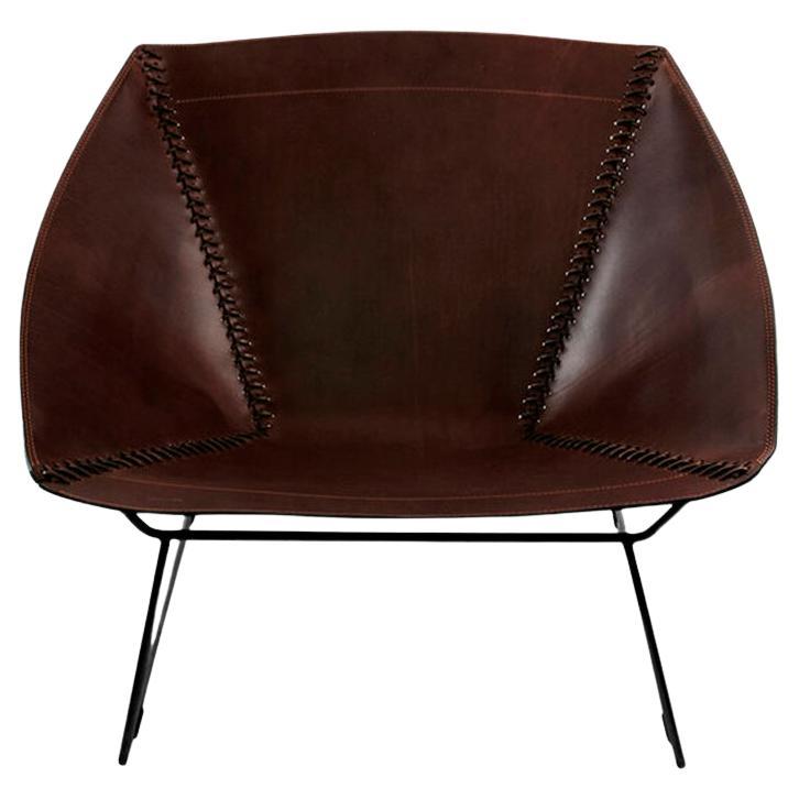 Cognac Stitch Chair by OxDenmarq For Sale at 1stDibs