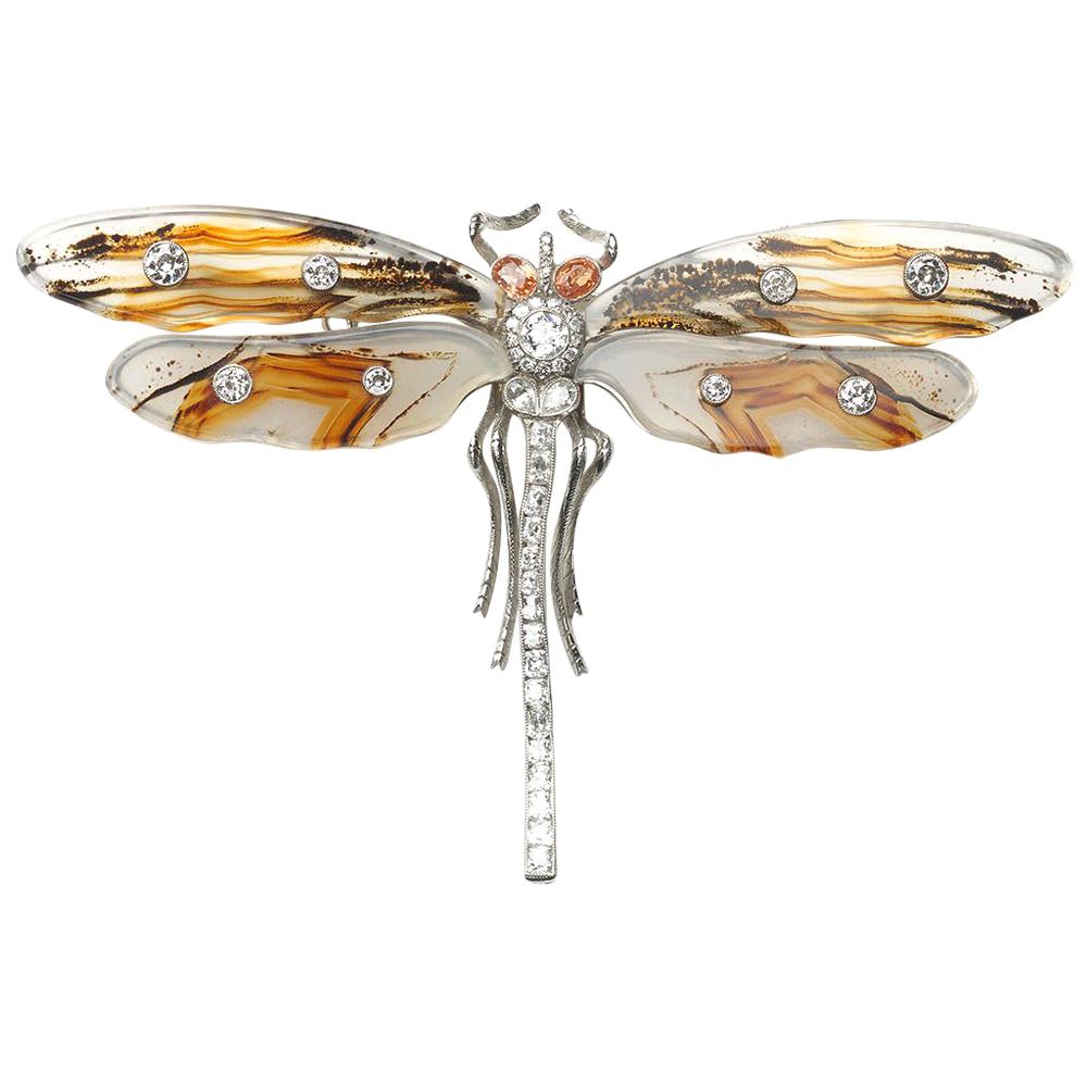 CARTIER. An Agate And Sapphire Owl Brooch. For Sale at 1stDibs | owl agate