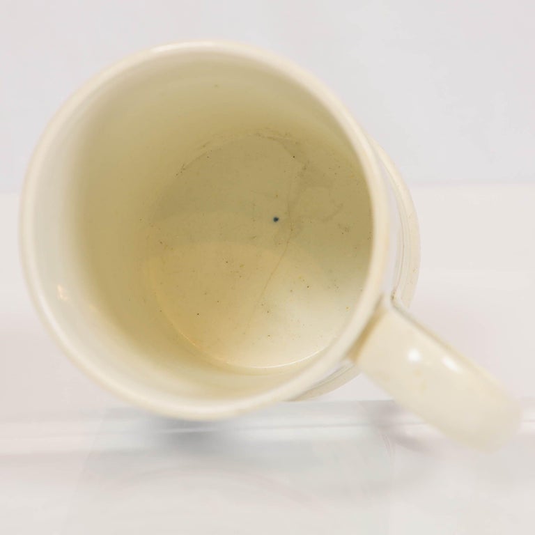 Mochaware Mug w/ Oak Leaf and Wavy Line Decoration Provenance Rickard ...