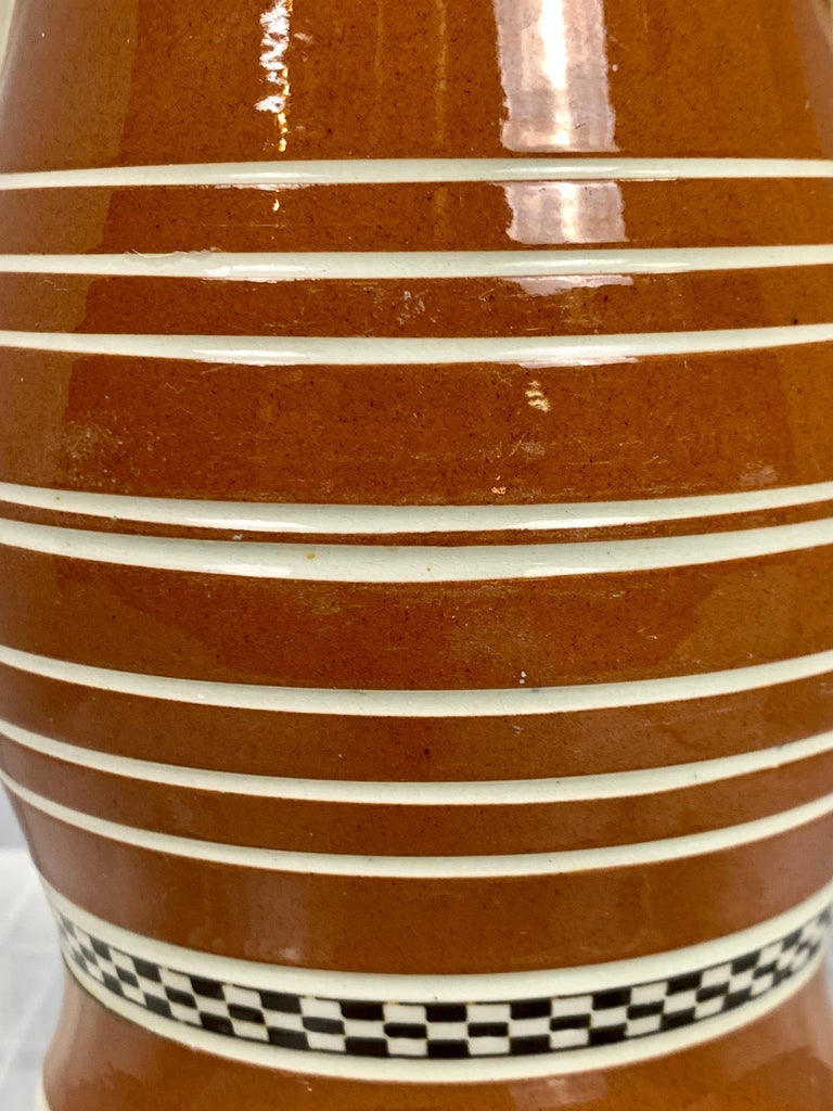 Mochaware Pitcher Decorated with Chocolate Brown Slip England circa ...