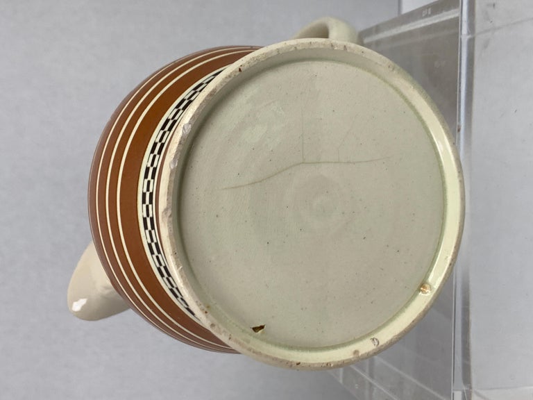 Mochaware Pitcher Decorated with Chocolate Brown Slip England circa ...