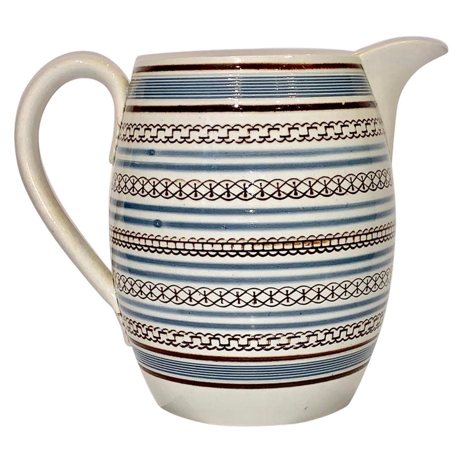 A Large Mocha Ware Banded Jug at 1stdibs