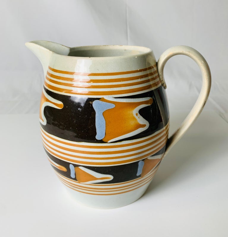 Mochaware Pitcher Made in England, circa 1820 For Sale at 1stDibs