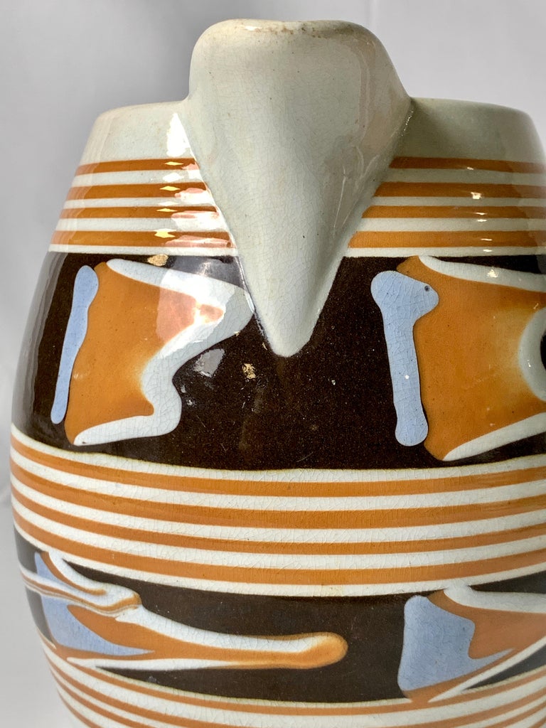 Mochaware Pitcher Made in England, circa 1820 For Sale at 1stDibs