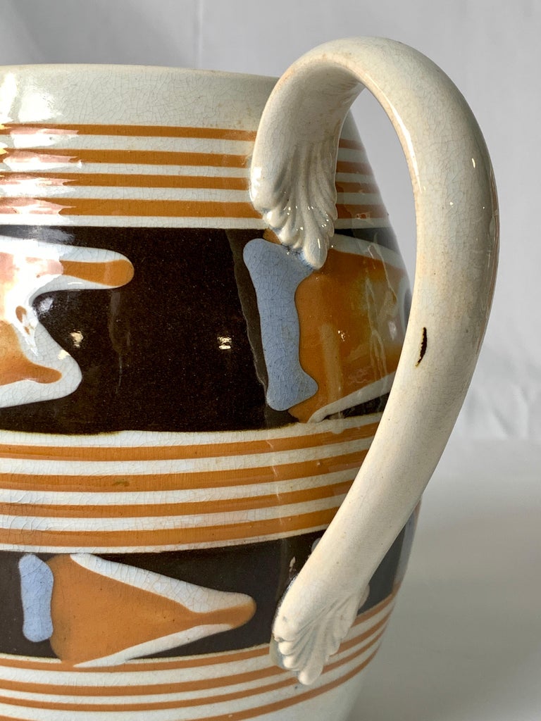 Mochaware Pitcher Made in England, circa 1820 For Sale at 1stDibs