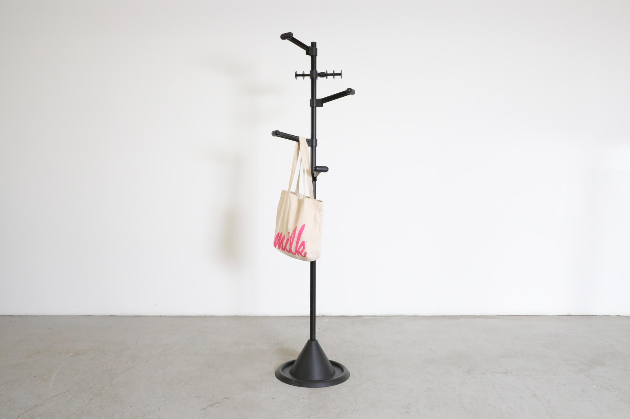 MOD Black Coat Tree with Adjustable Hooks For Sale at 1stDibs