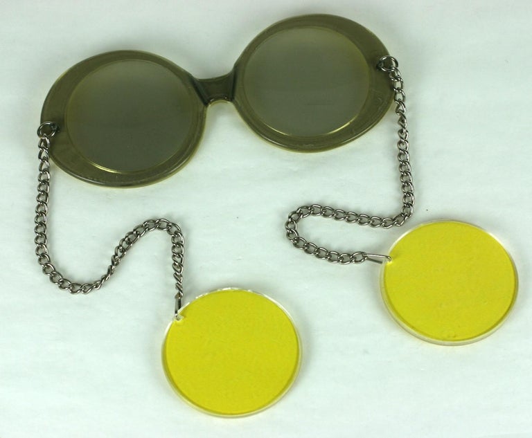 Mod Glasses and Earrings Combo For Sale at 1stDibs | sunglasses with ...