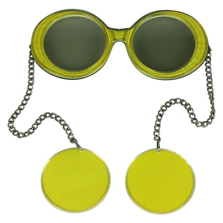 Mod Glasses and Earrings Combo For Sale at 1stDibs | sunglasses with ...