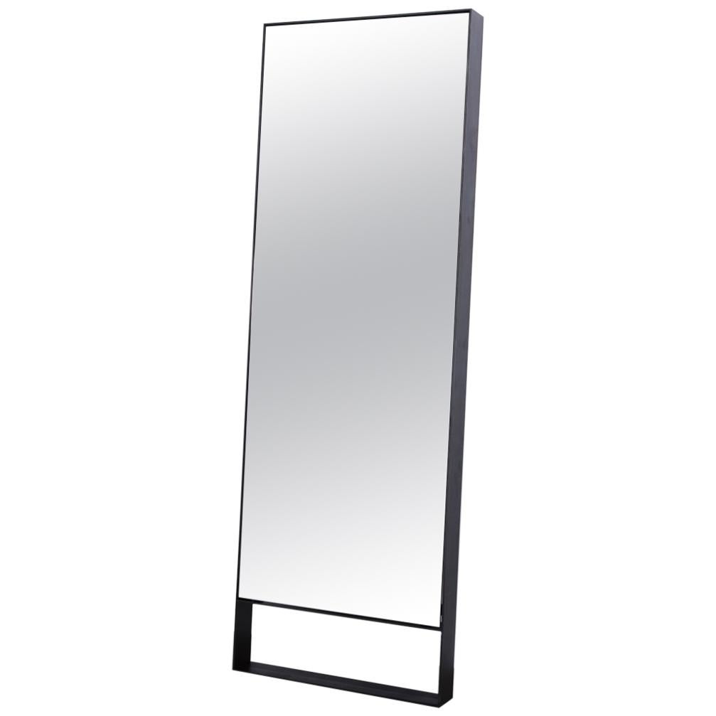 Bauhaus Chrome-Plated Swivel Standing Mirror with Circular Base at 1stDibs