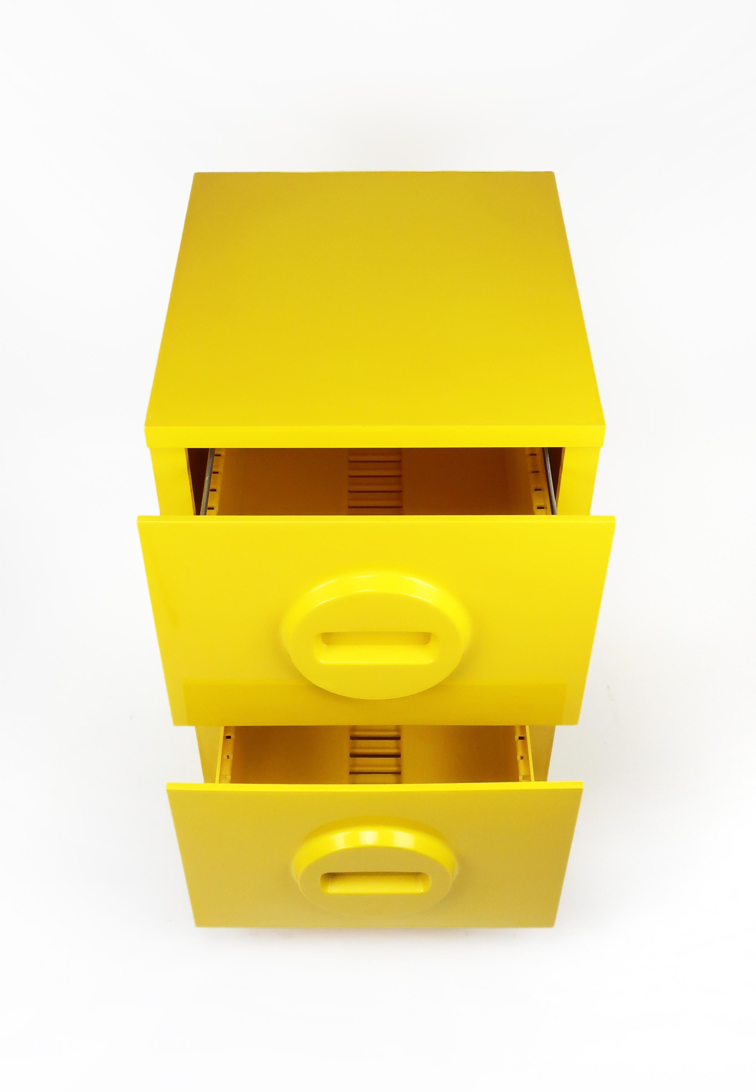Mod Yellow Plastic Akro-Mils Filing Cabinet For Sale at 1stDibs ...