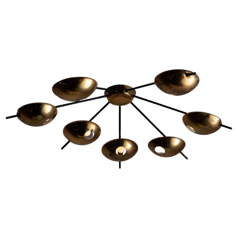 Model 1036 Ceiling Light by Stilnovo at 1stDibs
