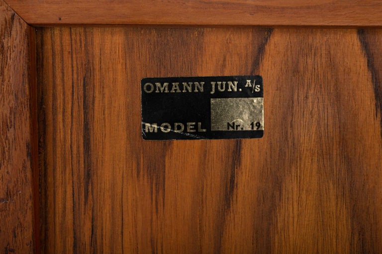 Model 19 Sideboard from Omann Jun Mobelfabrik, Denmark, 1960s For Sale ...