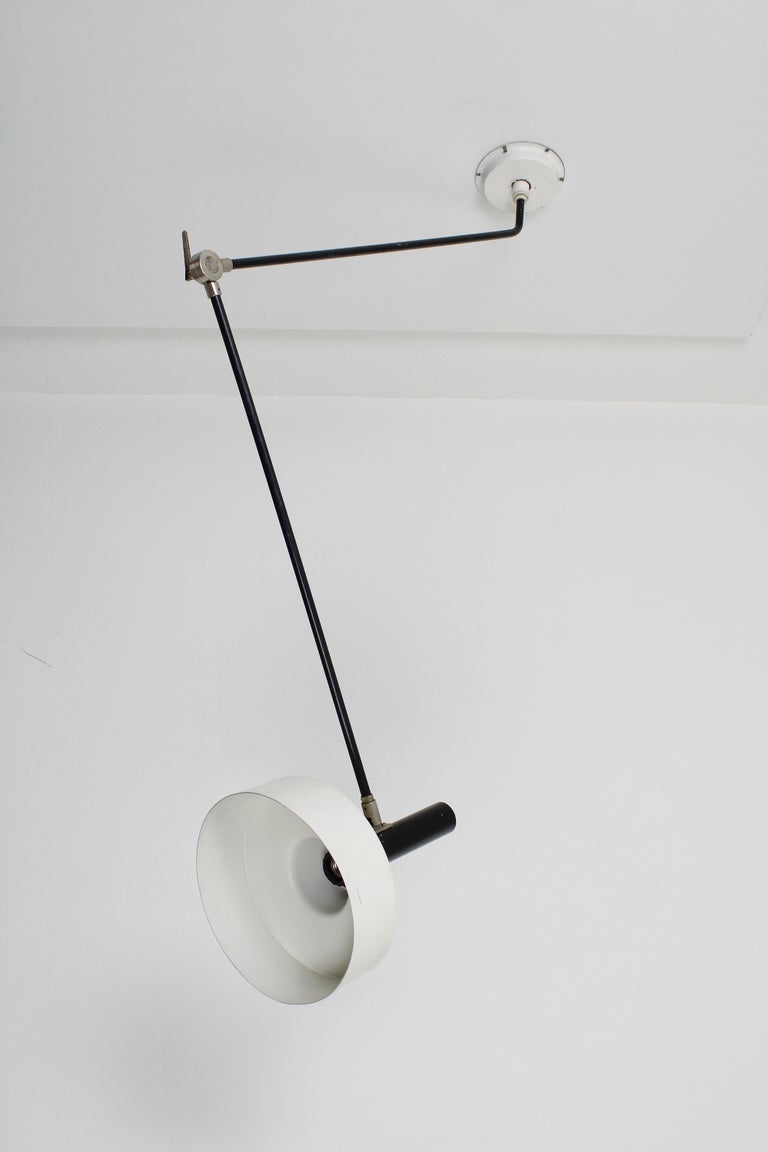 Model 190b Ceiling Lamp by Willem Hagoort for Hagoort Lampen, 1956 For ...