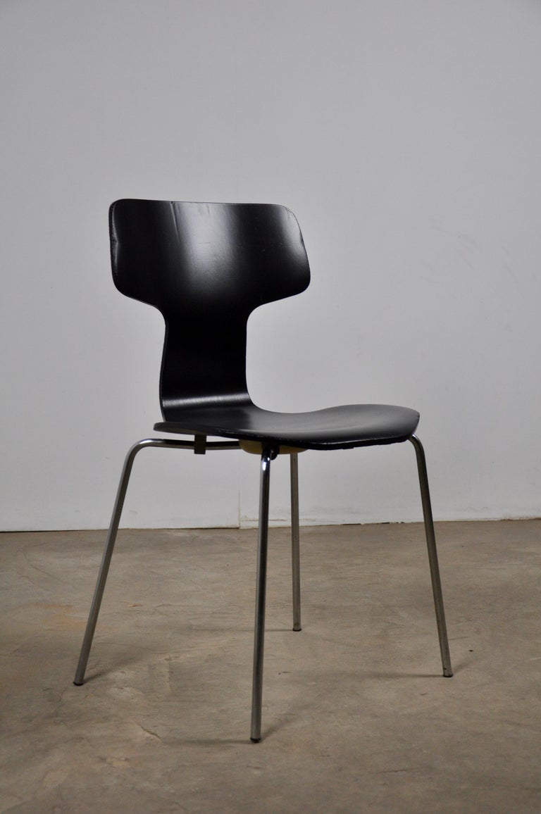 Model 3103 Hammer Chair by Arne Jacobsen for Fritz Hansen, 1960s at 1stDibs