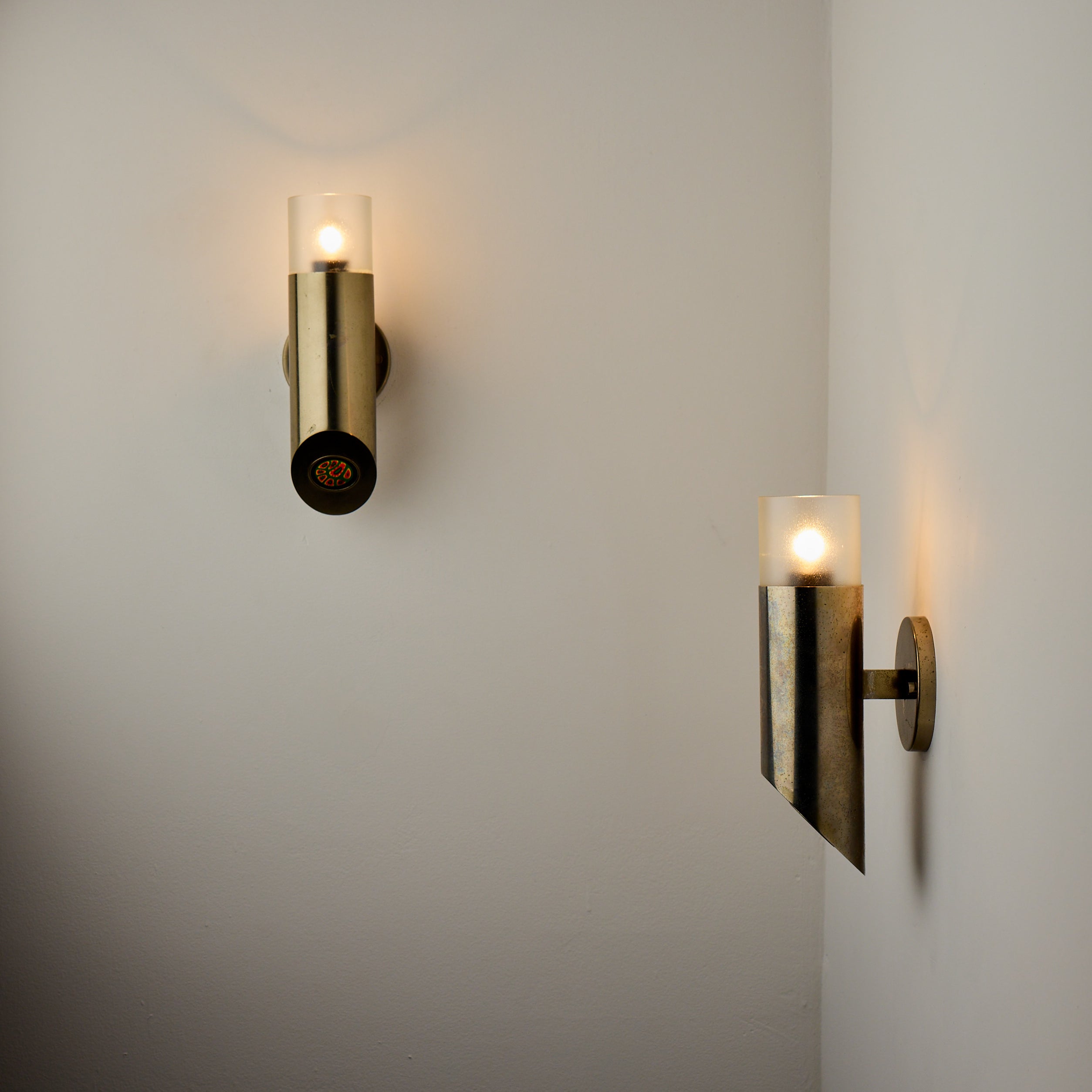 Model 468 Sconces by Angelo Lelii for Arredoluce For Sale at 1stDibs