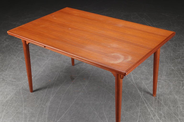 Model 54 Danish Modern Teak Dining Table by Gunni Omann for Omann Jun ...