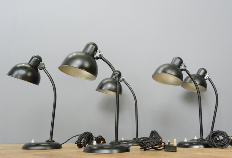 Model 6556 Table Lamps by Kaiser Idell, circa 1930s For Sale at 1stDibs