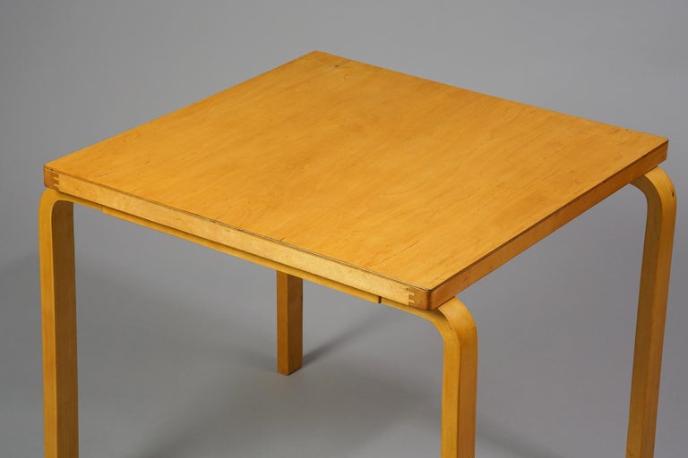 Model 81c Table by Alvar Aalto for O.Y Huonekalu Ja Rakennustyötehdas a ...