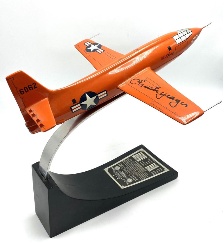 Model Bell X1 Rocket Plane Signed by Chuck Yeager at 1stDibs | chuck ...